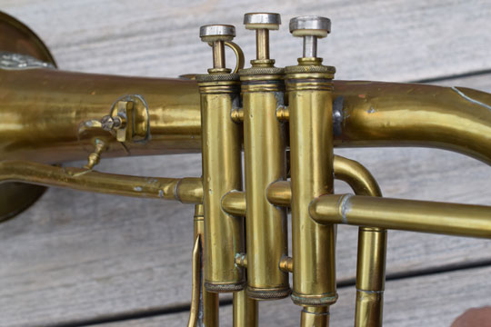 Miscellaneous: Dutch Military cornet by C. MAHILLON, unit marked.